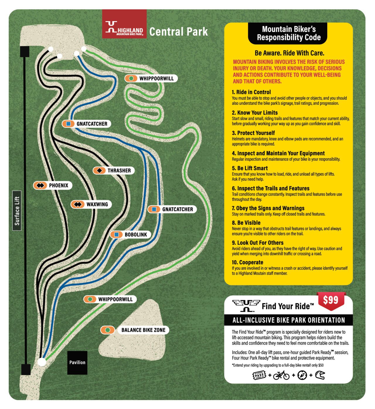 Conditions | Highland Mountain Bike Park